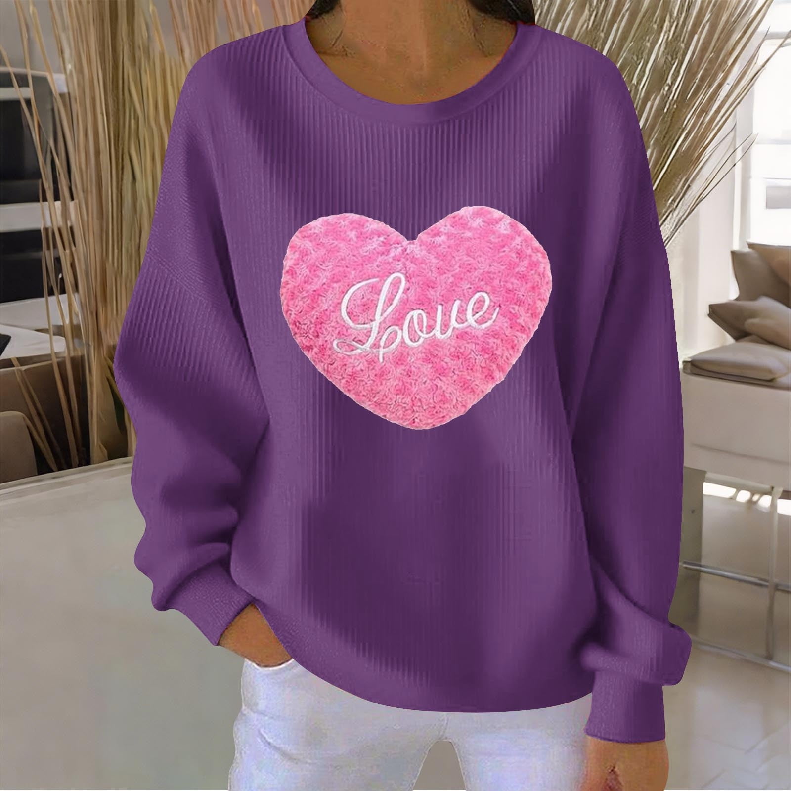 DPTALR Women's Casual Printed Hooded Sweatshirt,Long Sleeve Round Neck ...