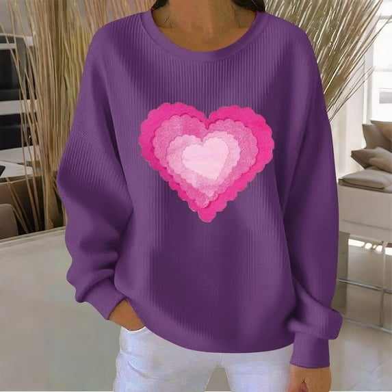 DPTALR Women's Casual Printed Hooded Sweatshirt,Long Sleeve Round Neck ...