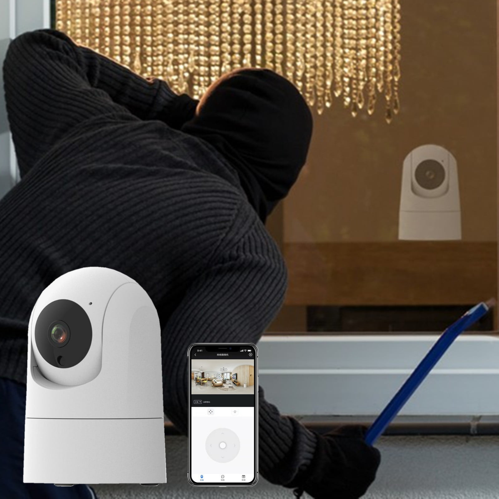 DPTALR kids Camera Smart Security Camera,1080p HD Wifi Camera,5G & 2.4G ...