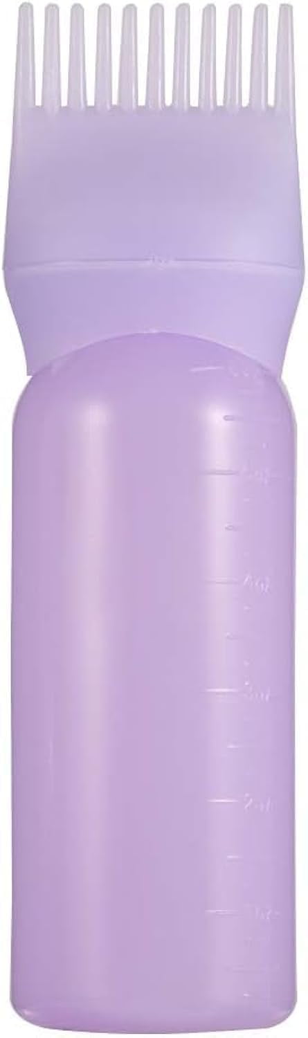 DPWOUM Purple Root Comb Applicator Bottle, 3 Pack Hair Oil Applicator ...