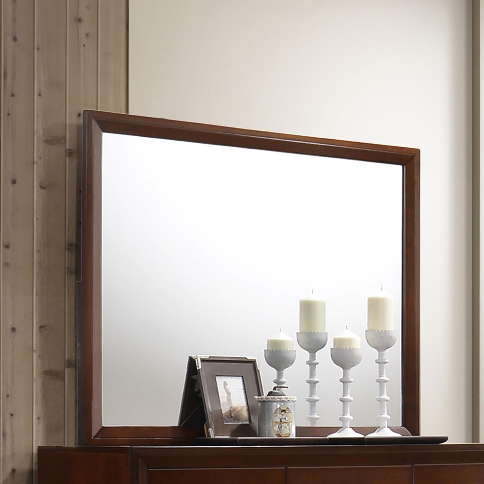 DPlus Rectangle Dresser Mirror Merlot - Walmart.com