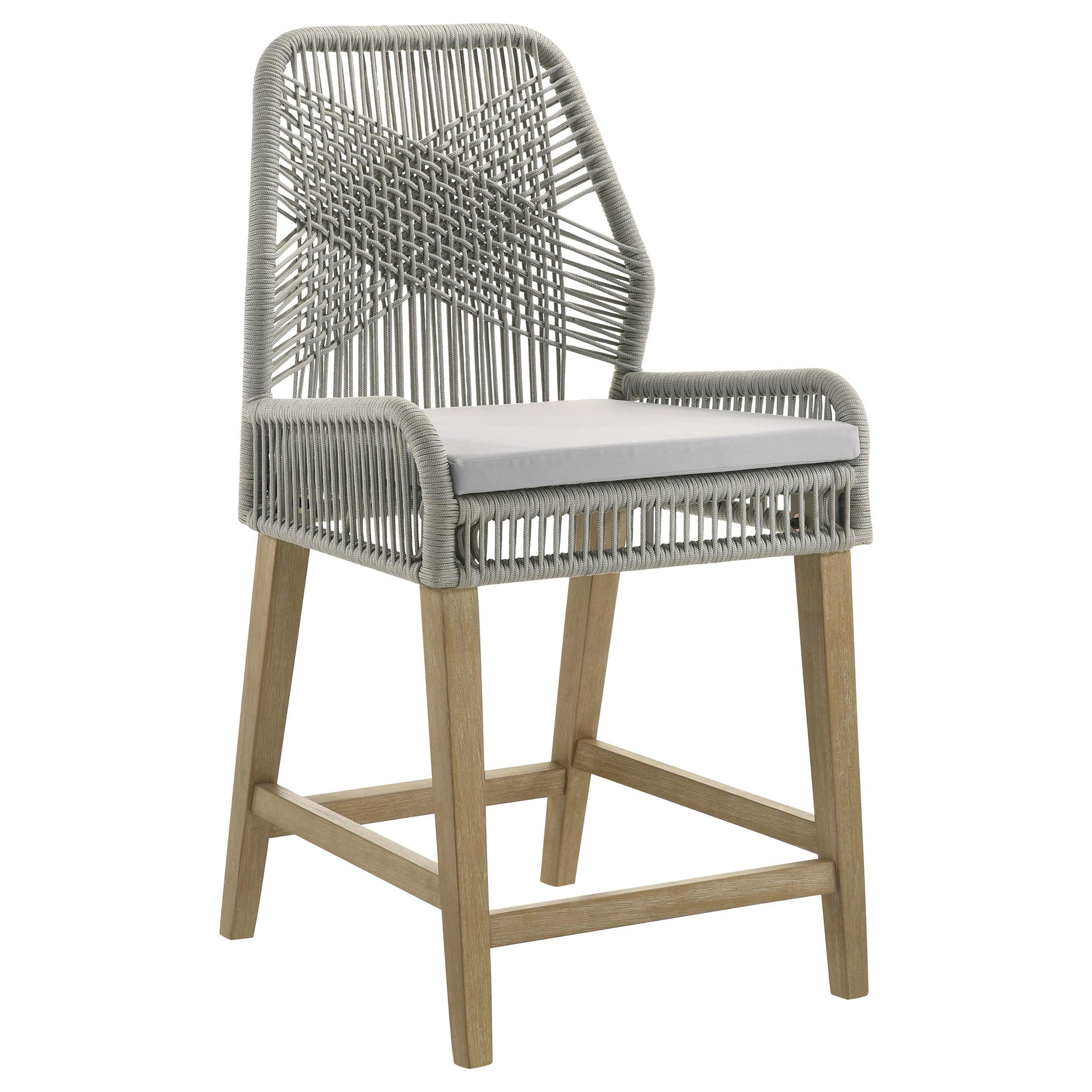 DPlus Woven Rope Back Counter Height Stools (Set of 2) - Walmart.com