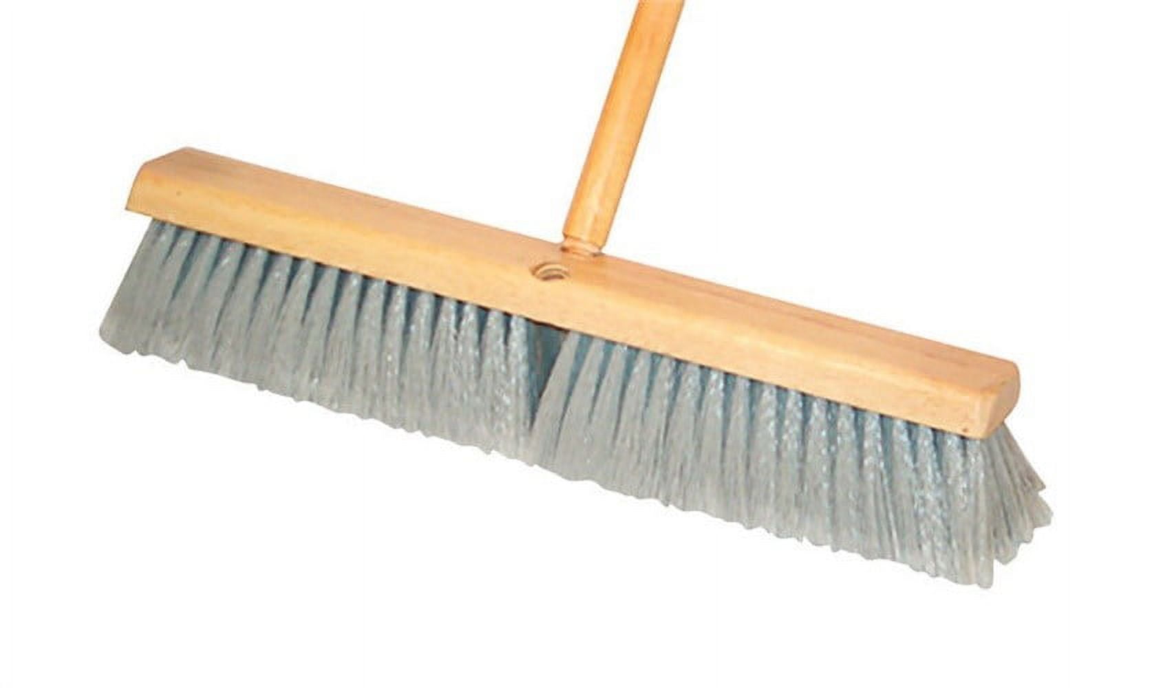 DQB Industries 10652 18" Grey Synthetic Floor Broom - Walmart.com