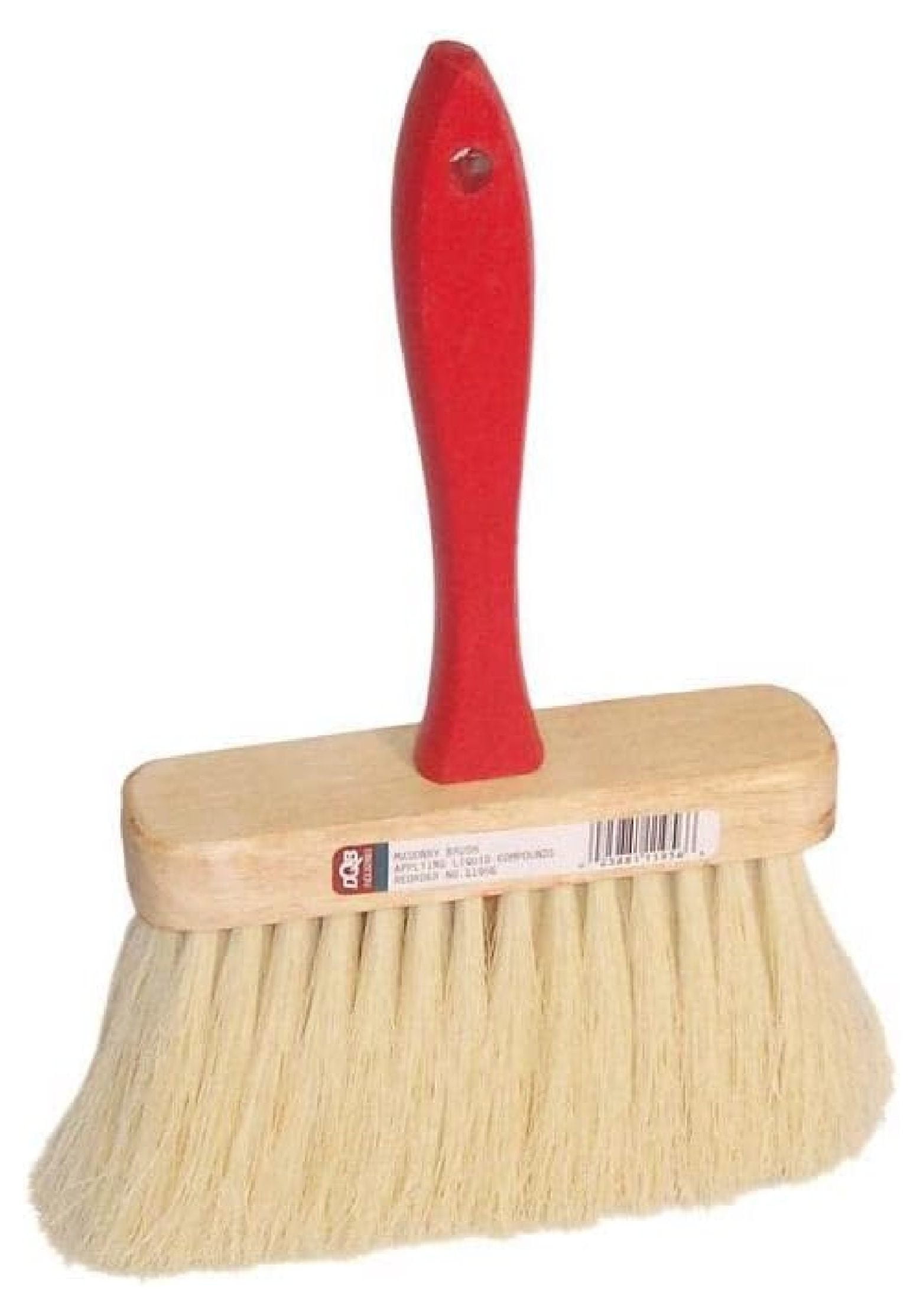 DQB Masonry Brush 5-Row 6.5 Inch Wood Block Brush - 6 Pack - Masonry ...