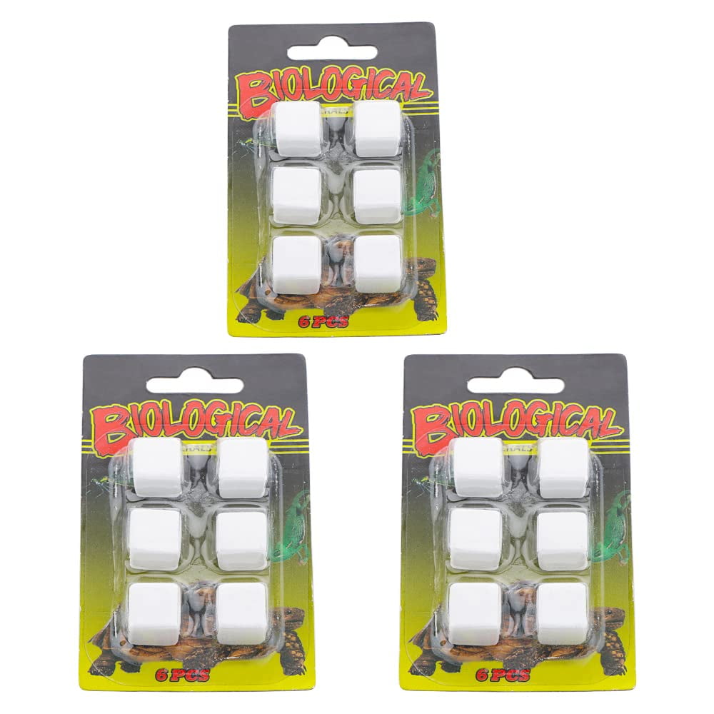 DQITJ 18 Pcs Small TMA2 Reptile Calcium Stone Natural Calcium Mineral ...