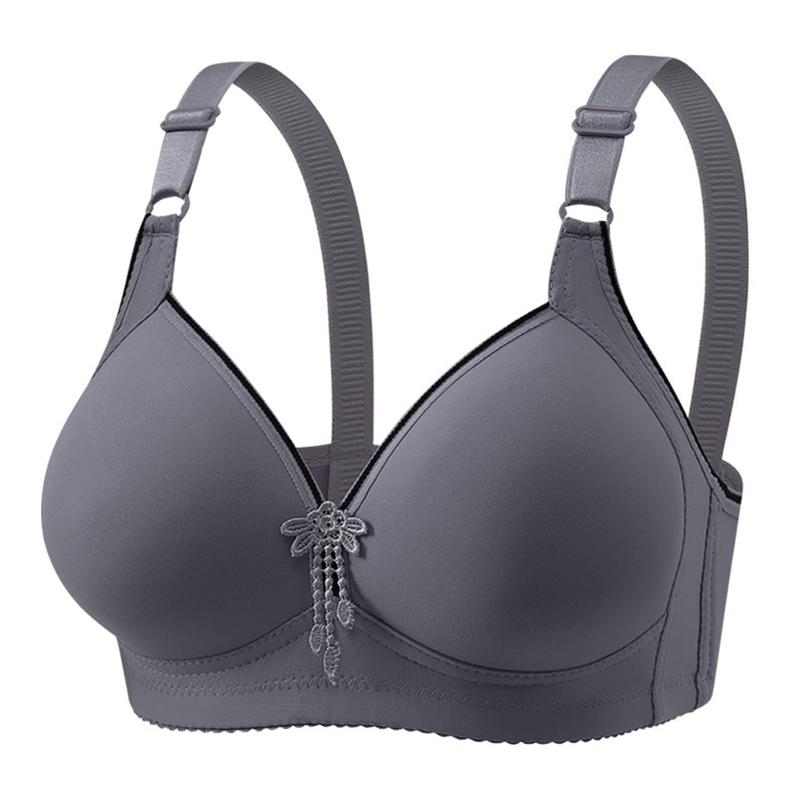 DQRPSEETB Bandeau Bra for Large Breasts Womens Plus Size Bras Comfort ...