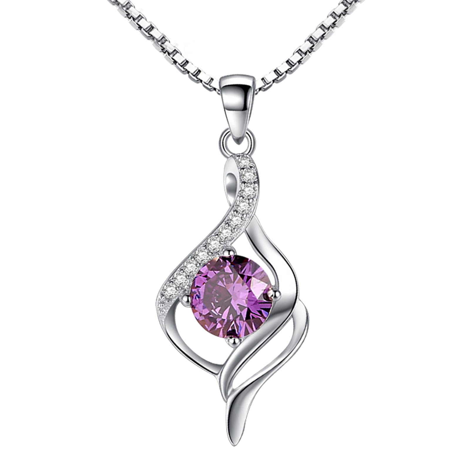 DQRPSEETB Chain for Woman Zircon Necklaces for Women Diamond Pendant ...