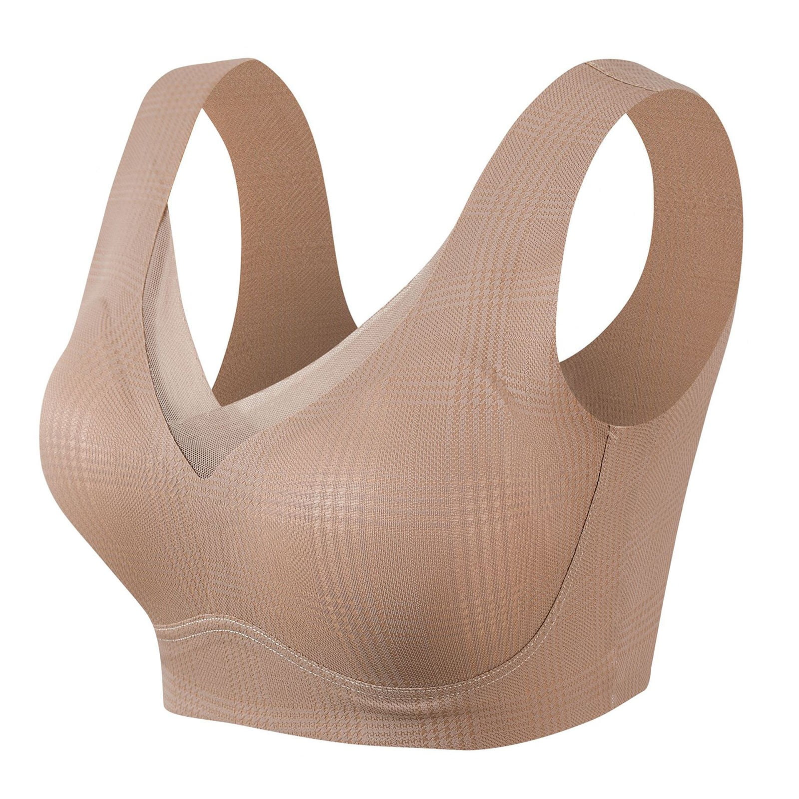 DQRPSEETB Full Coverage Bra Women's Large Size Seamless without Ring ...