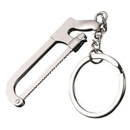 Compact Key Chain Organizer With Leather Strap, Smart Key Ring Holds 8 ...