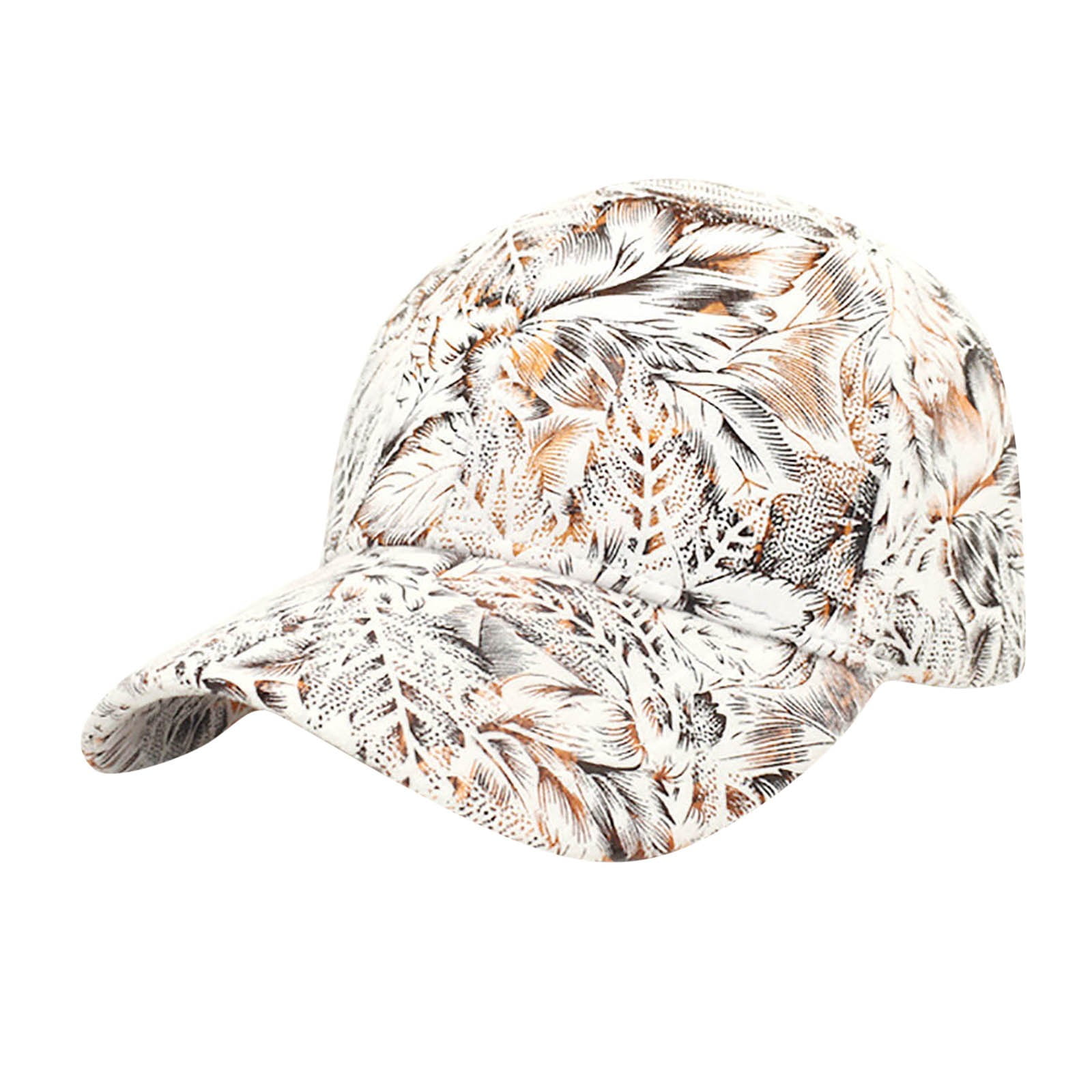 DQRPSEETB Summer Hats Creative Floral Print Baseball Cap Street Men's ...