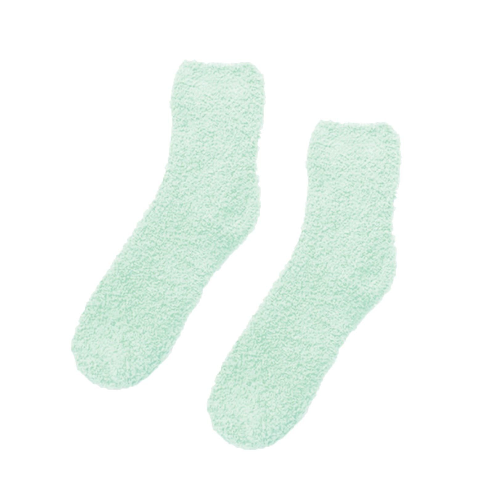 DQRPSEETB Women Fuzzy Fluffy Cozy Slipper Socks Warm Soft Winter Plush ...