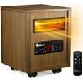 DR-123 Indoor Portable Space Heater with Remote Control, 1500W Dual ...