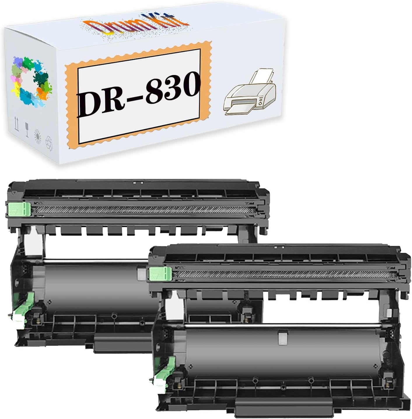 DR-830 DR830 Drum Kit Compatible for Brother DCP-L2640DW L2660DW MFC ...