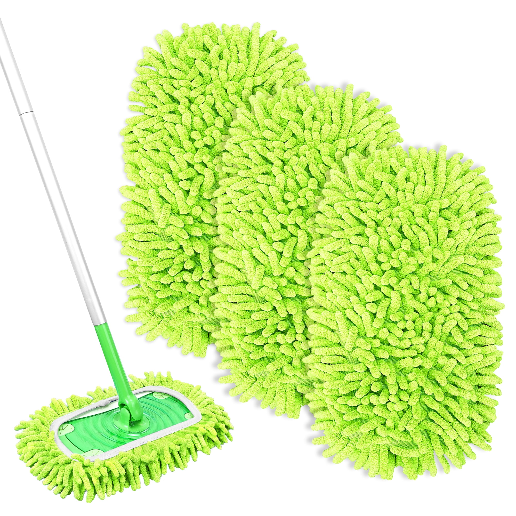 DR DAPPER Reusable Mop Pads Compatible with Swiffer Sweeper Mop ...