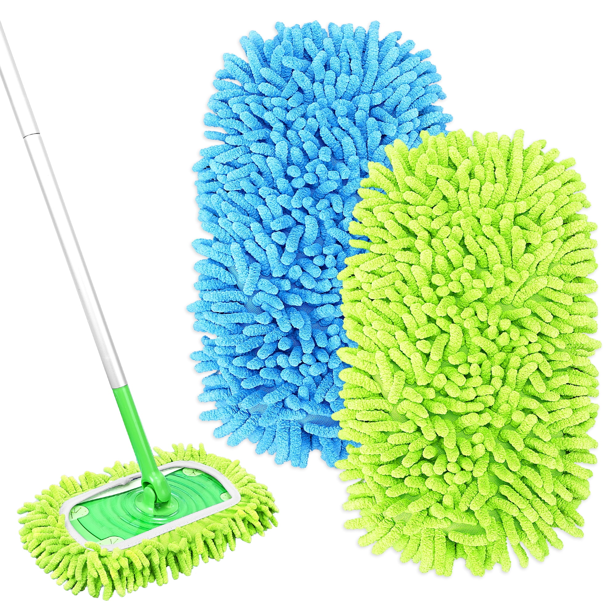 DR DAPPER Reusable Mop Pads Compatible with Swiffer Sweeper Mop ...