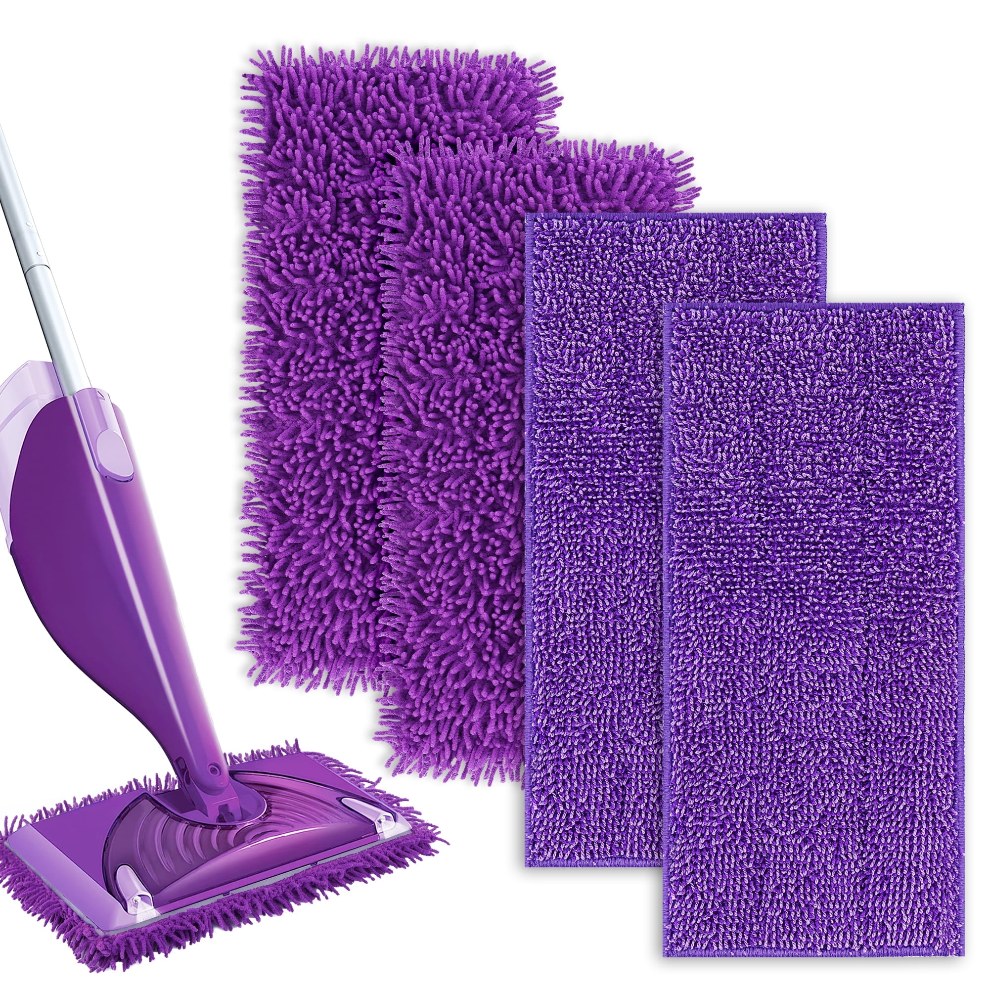 DR DAPPER Reusable Mop Pad Wet Jet Refills Compatible with Swiffer ...