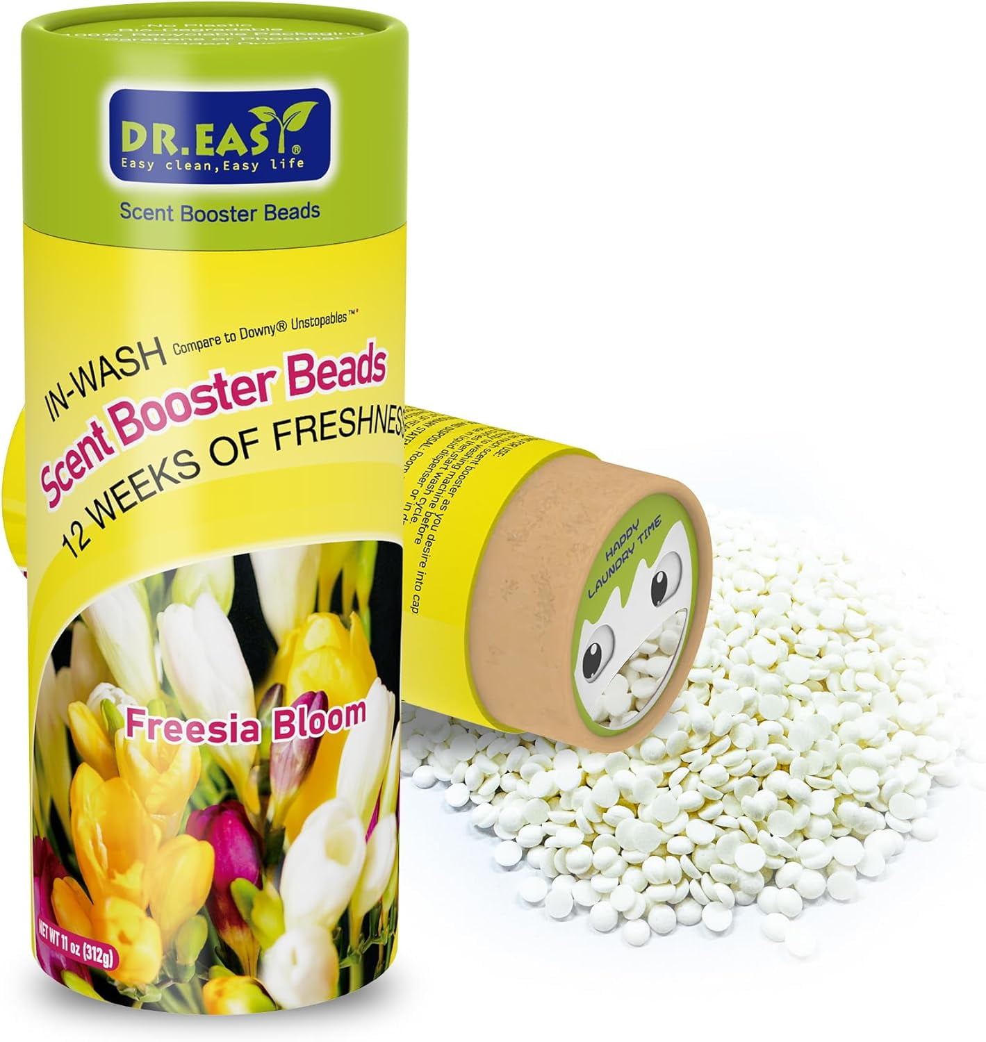 DR.EASY Laundry Scent Boosters 312g,Freesia Bloom Scent Boosters for ...