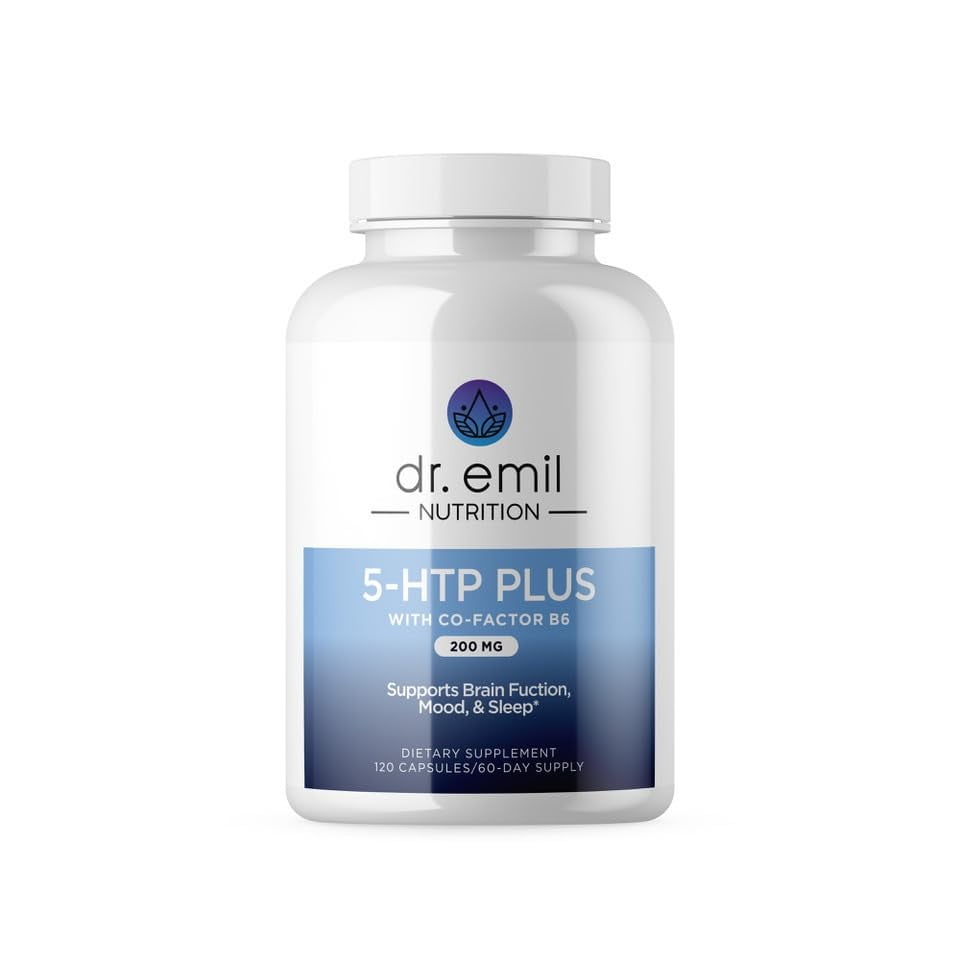 DR. EMIL NUTRITION 200 MG 5-HTP Plus with SAM-e for Mood, Stress, and ...