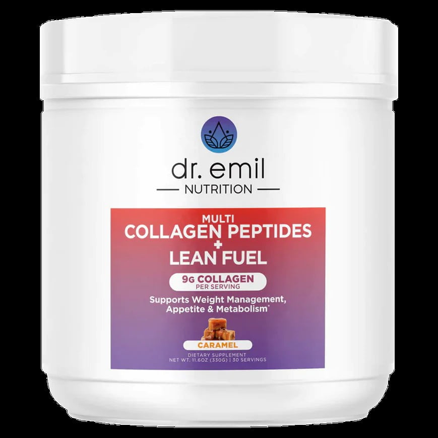 DR. EMIL NUTRITION Collagen Peptides Powder - Caramel Flavored Collagen ...