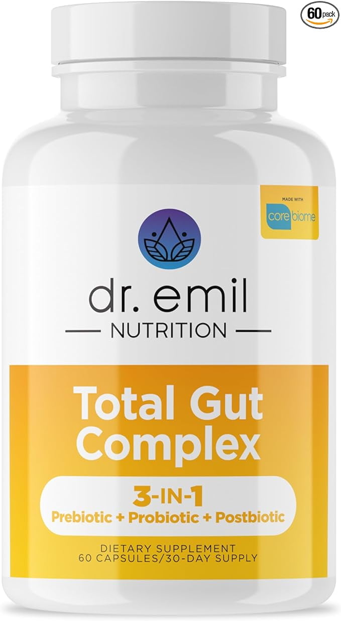 DR. EMIL NUTRITION Total Gut Health Complex - Prebiotic + Probiotic ...