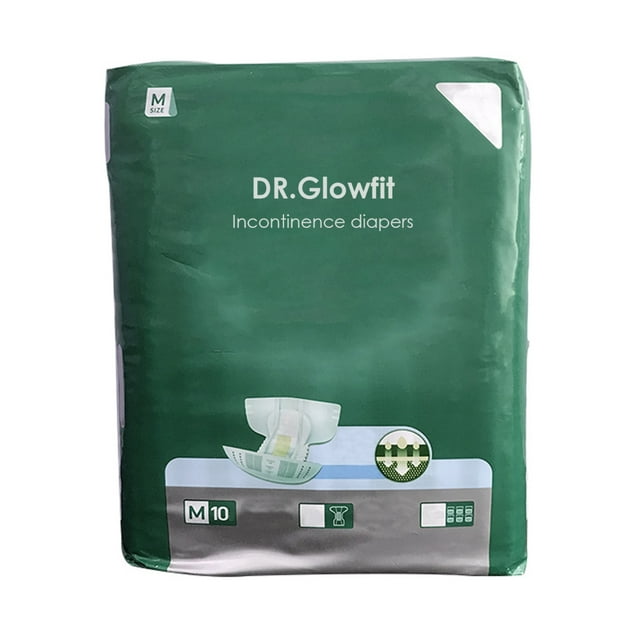 DR.Glowfit Incontinence diapers, Disposable Incontinence Briefs with ...