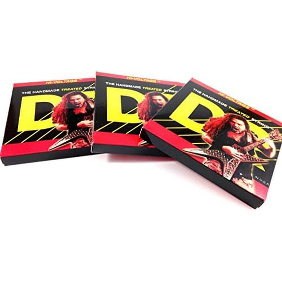 DR Guitar Strings 3 Sets Electric Dimebags Hi-Voltage 09-50$$Music ...