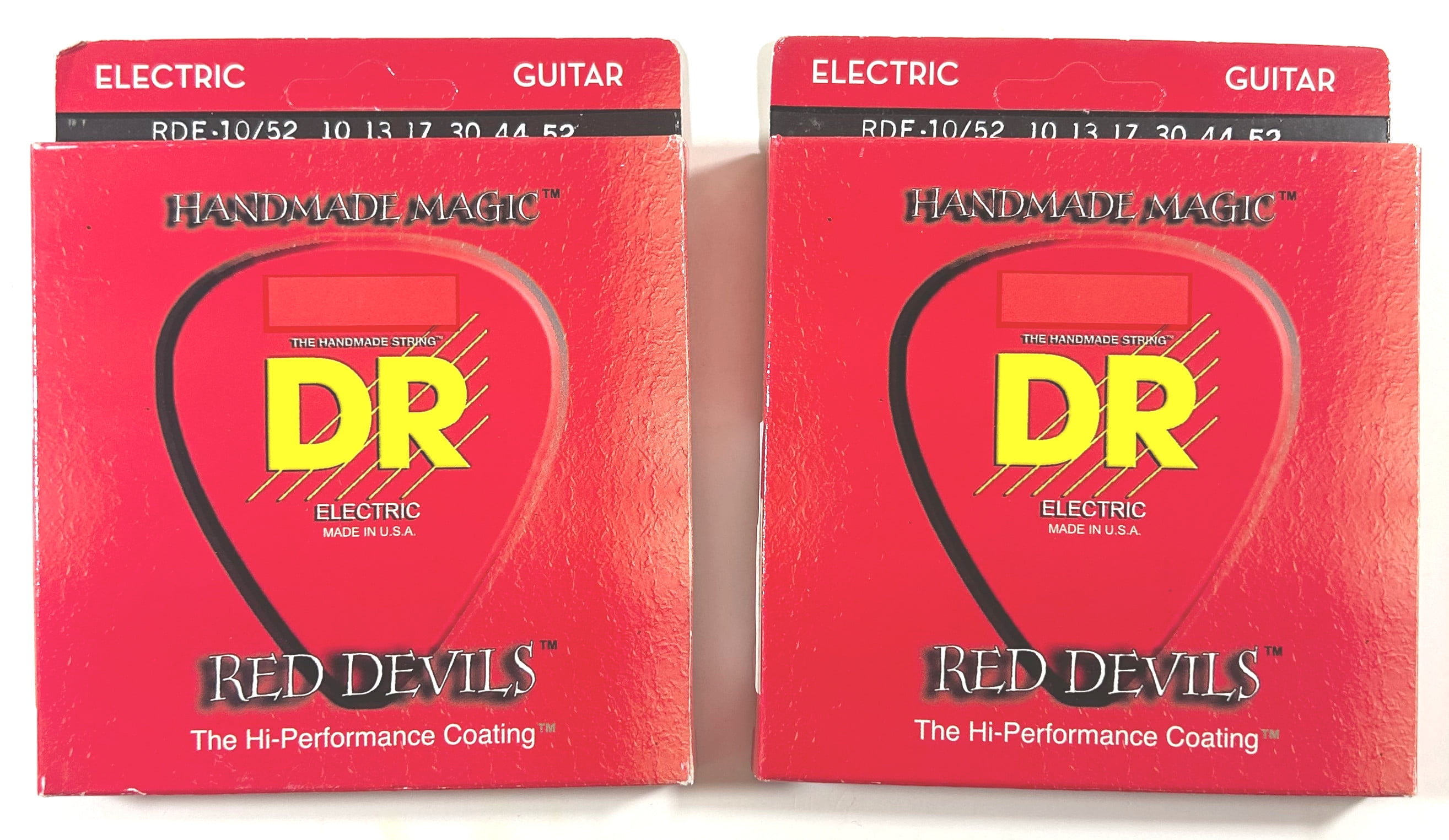 DR Guitar Strings Electric 2 Sets Red Devils K3 High Performance Coated ...