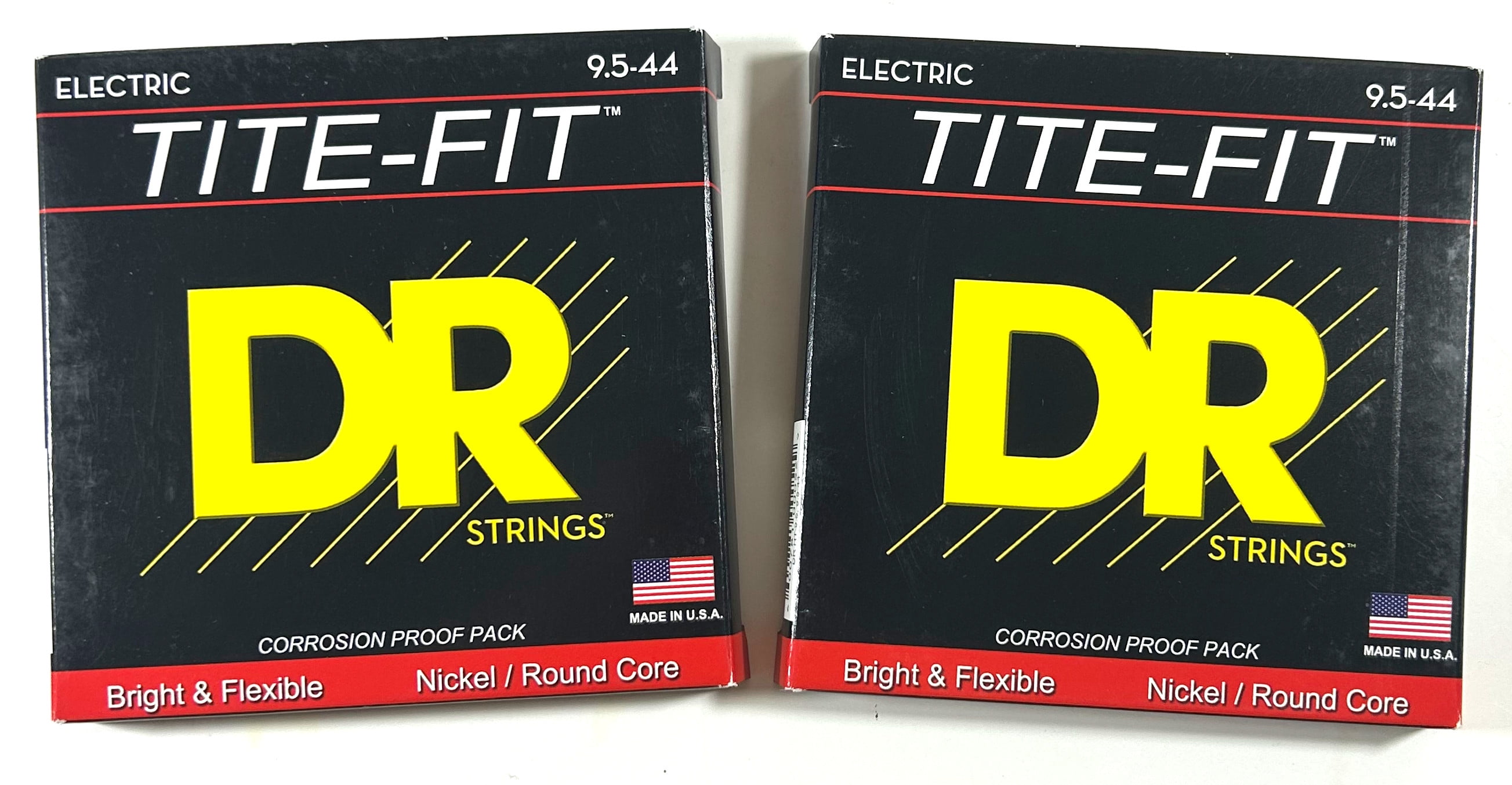 DR Guitar Strings Electric 2 Sets Tite-Fit 9.5-44 Half Tite Handmade ...