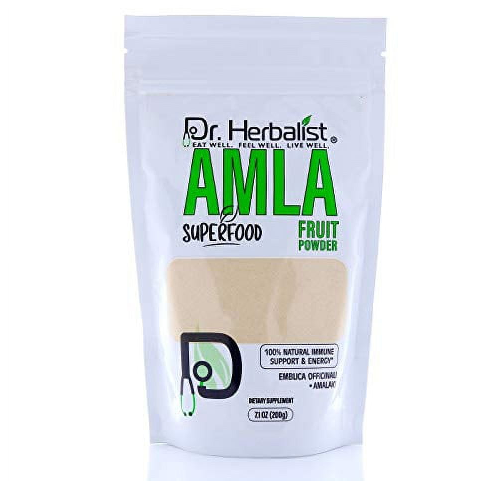 DR. Herbalist-7.1 OZ (200g)Amla Fruit Powder, Amla Powder Organic for ...