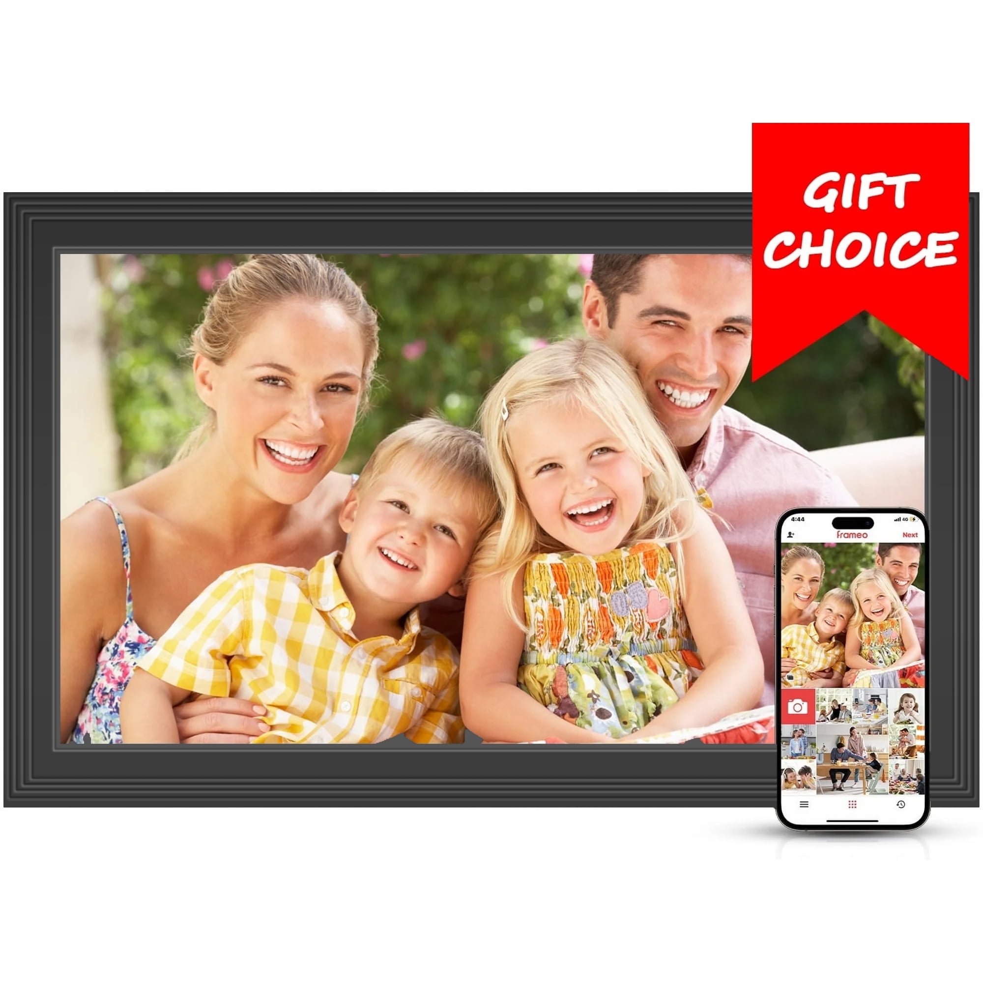 DR. J Professional 15.6 inch 1080P WiFi Digital Picture Frame, Send ...