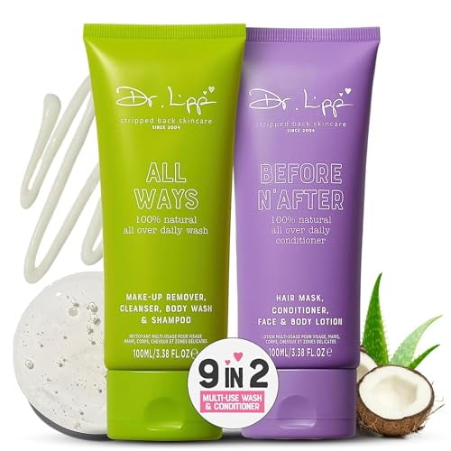 DR. LIPP Wash N Glow Two Pack - Fragrance-Fre all-over Cleanser ...