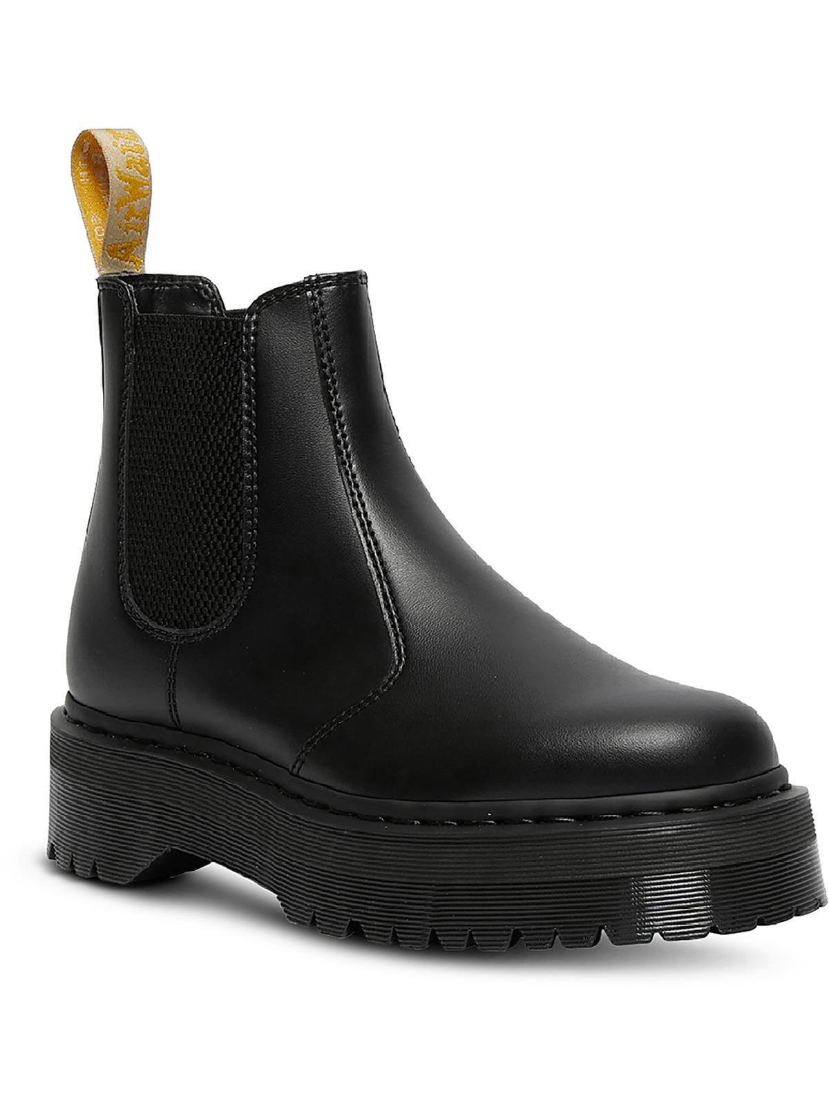 Dr. Martens Womens 2976 Quad Faux Leather Chelsea Boots - Walmart.com