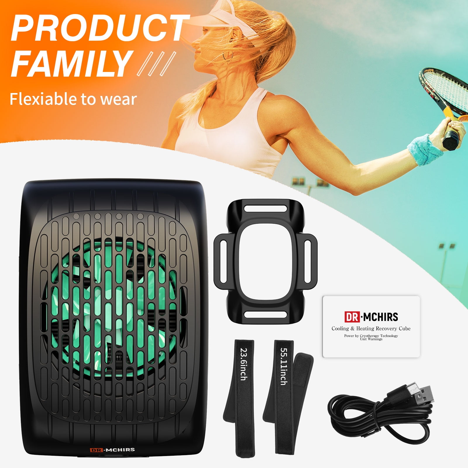 DR.MCHIRS Household Portable Rechargeable Hot And Cold Compress ...