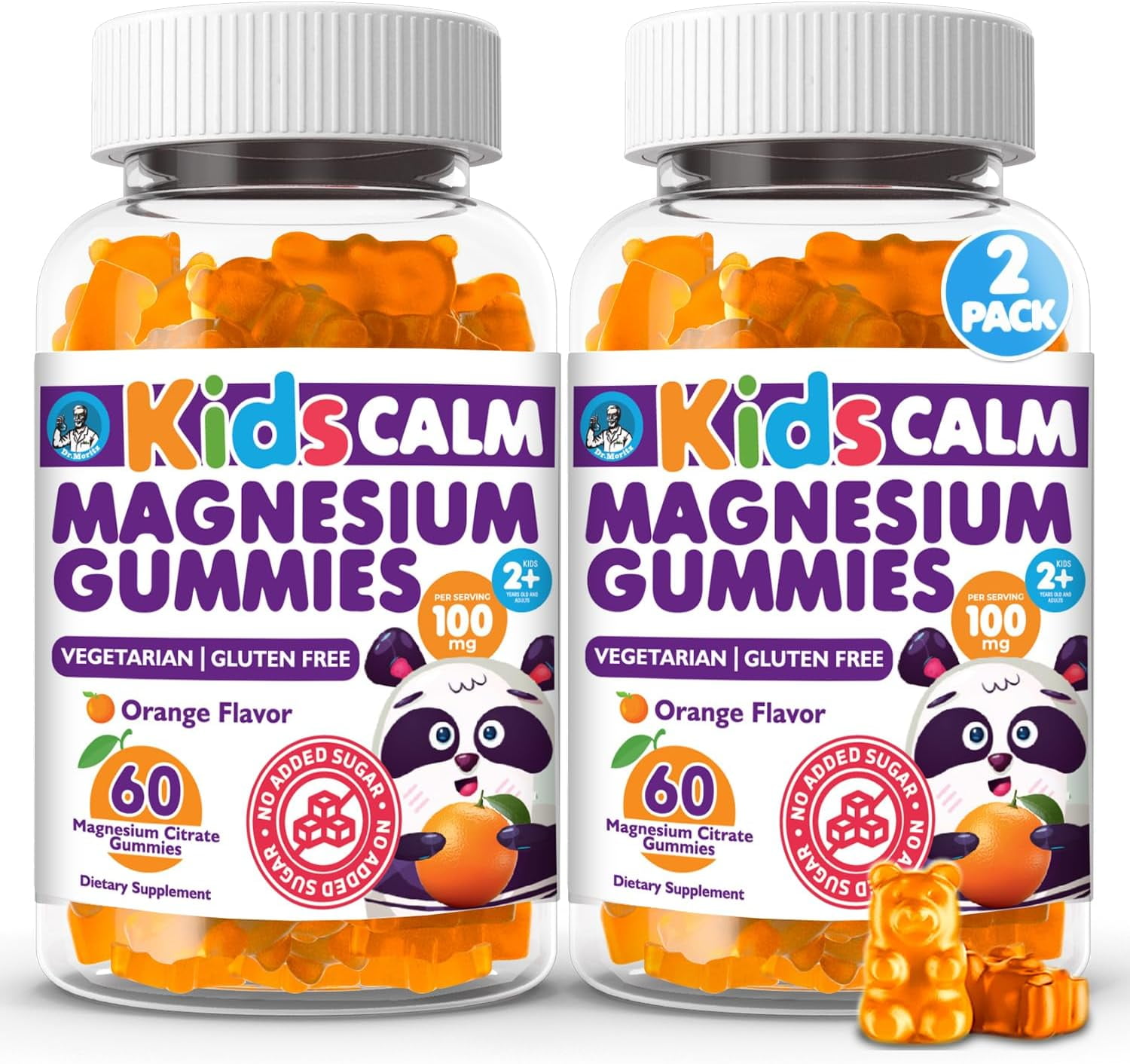 DR. MORITZ Sugar-Free Calm Magnesium Gummies for Kids and Adults - Non ...