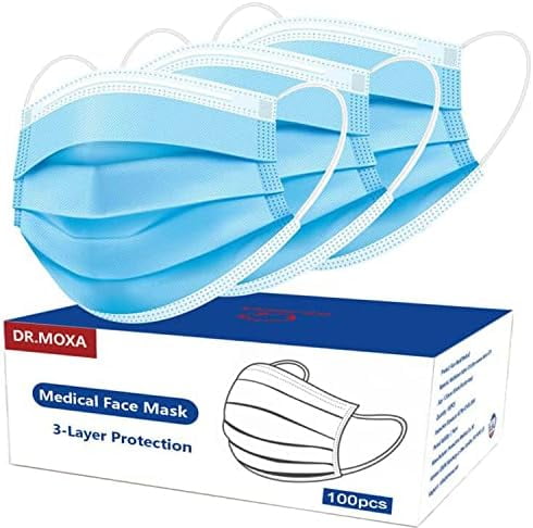 DR.MOXA Face Masks Disposable Made in USA, ASTM F2100-21 Level 3 ...