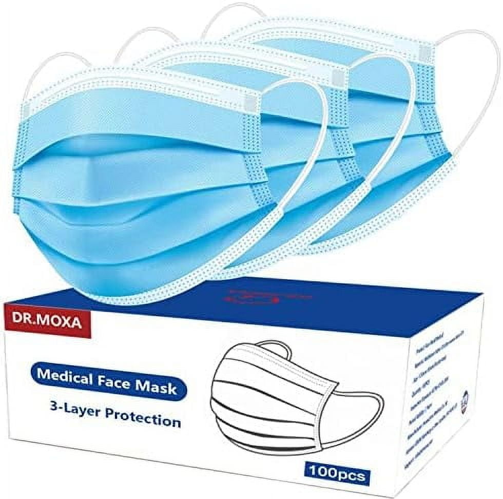 DR.MOXA Face Masks Disposable Made in USA, ASTM F2100-21 Level 3 ...