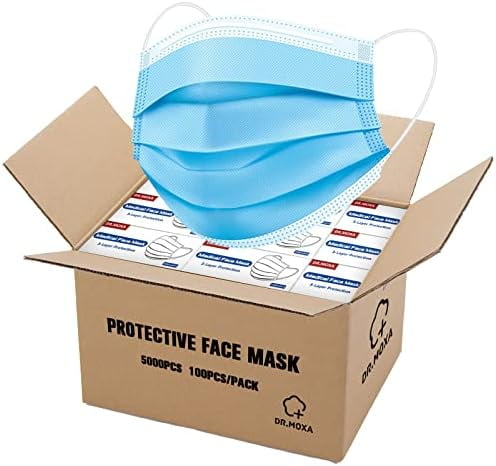 DR.MOXA Face Masks Disposable Made in USA, ASTM F2100-21 Level 3 ...