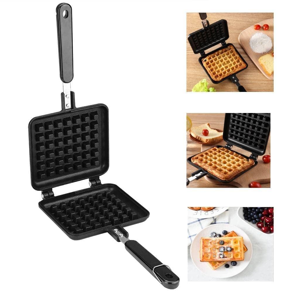 DR Mall Non Stick Waffle Maker Machine With Comfortable Handle For ...