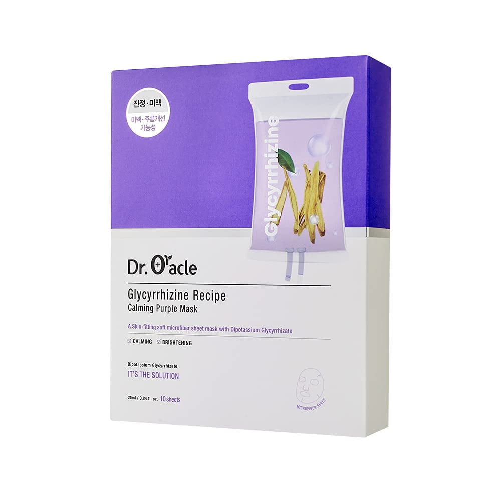 DR.ORACLE Glycyrrhizine Recipe Calming Purple Mask, Calming, Special K ...