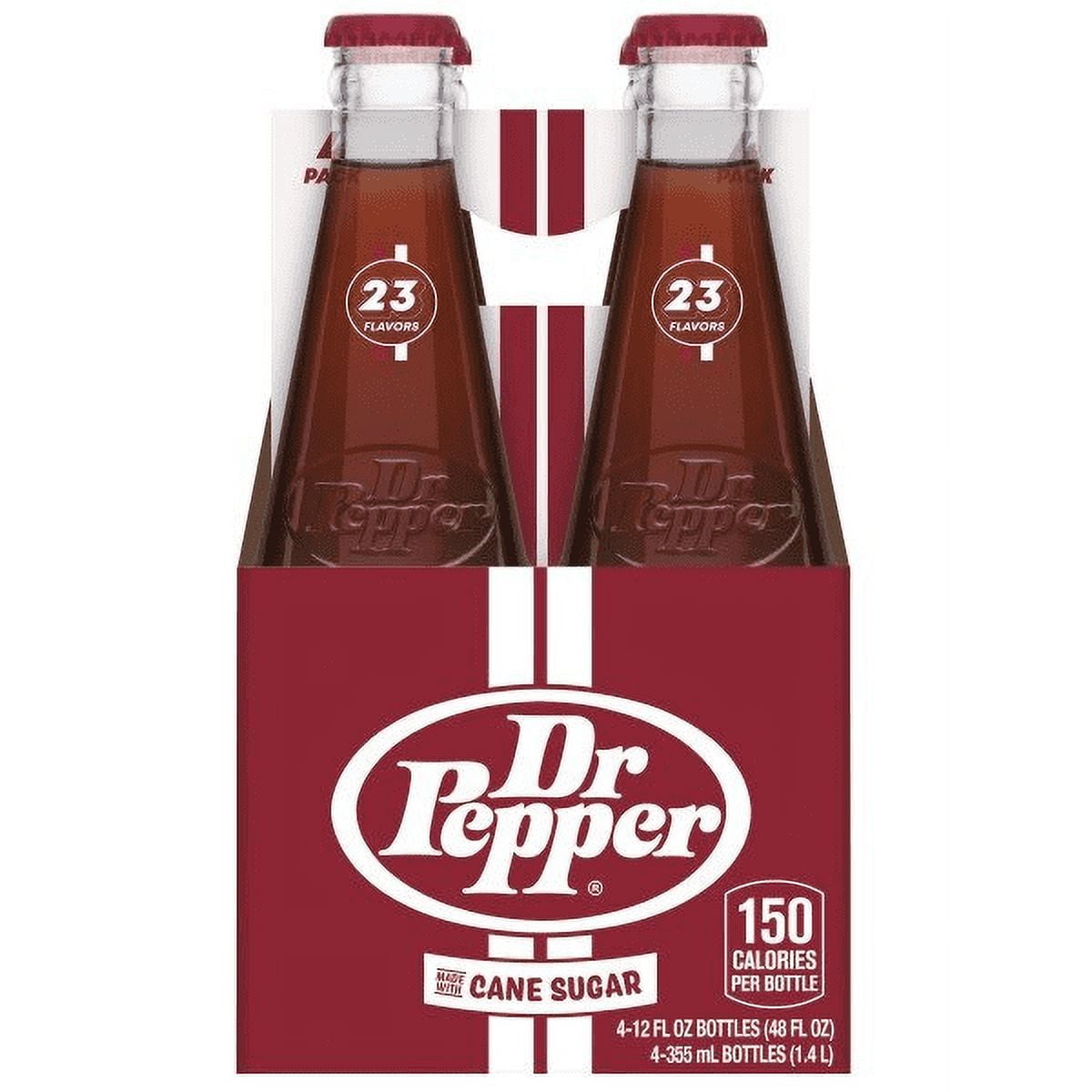 DR PEPPER GLS 12OZ 4PKX6 RETRO - Walmart.com