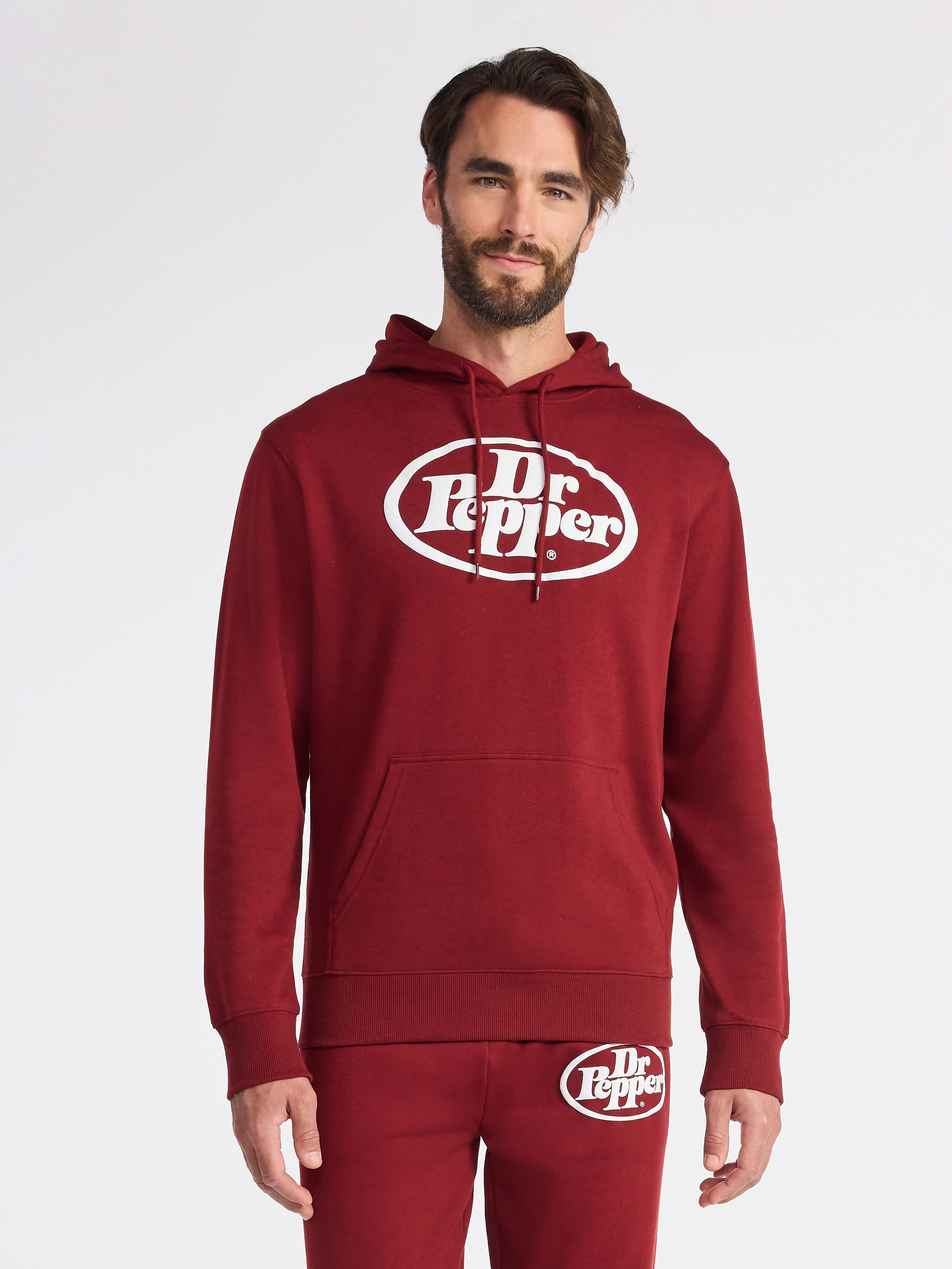Dr. Pepper Men's and Big Men's Front Back Graphic Hoodie, Sizes XS-3XL ...
