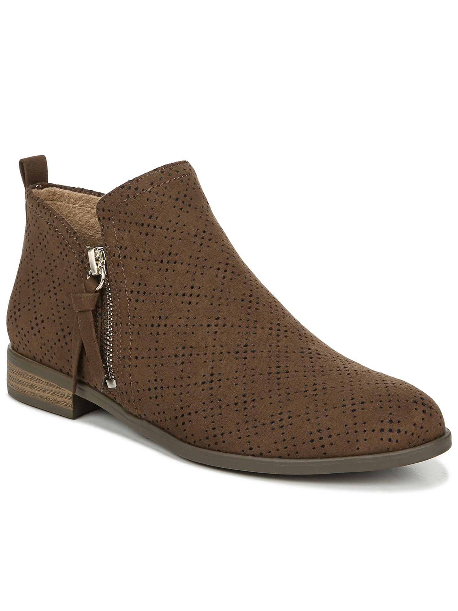 DR SCHOLLS Womens Brown Pinhole Traction Sole Stretch Gore Cushioned ...