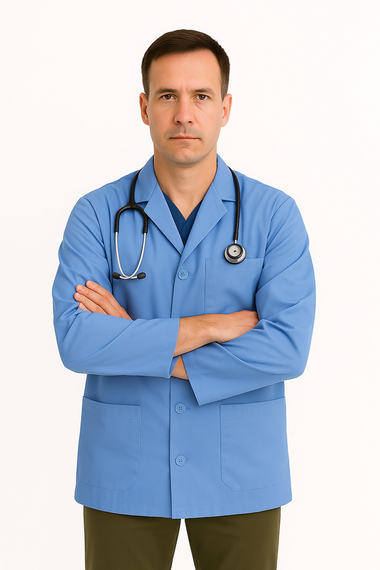 DR Uniforms™ Unisex Consultation Jacket Ceil Blue - Walmart.com