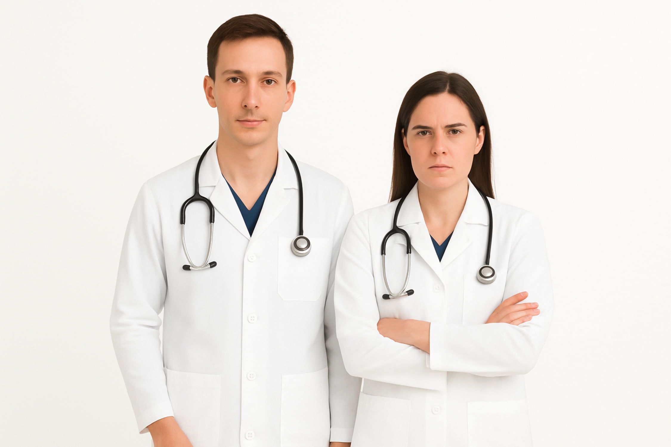 DR Uniforms® Unisex Consultation Lab Coat – Poly-Cotton Blend Medical ...