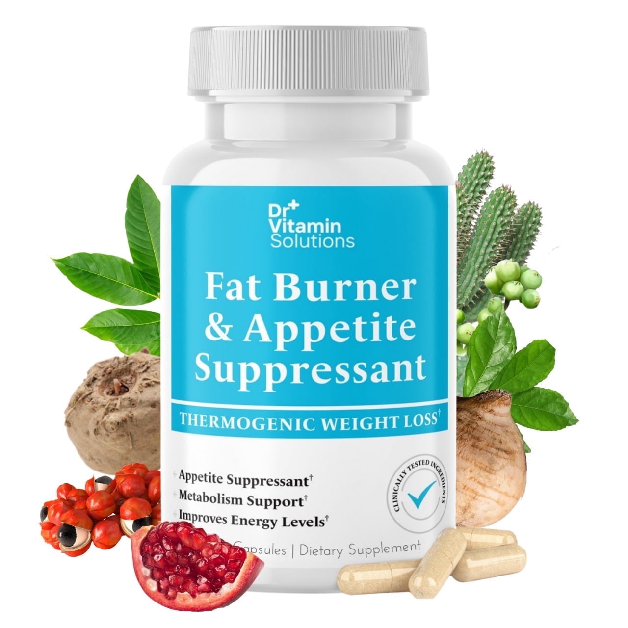 Dr Vitamin Solutions Fat Burner & Appetite Suppressant - Walmart.com
