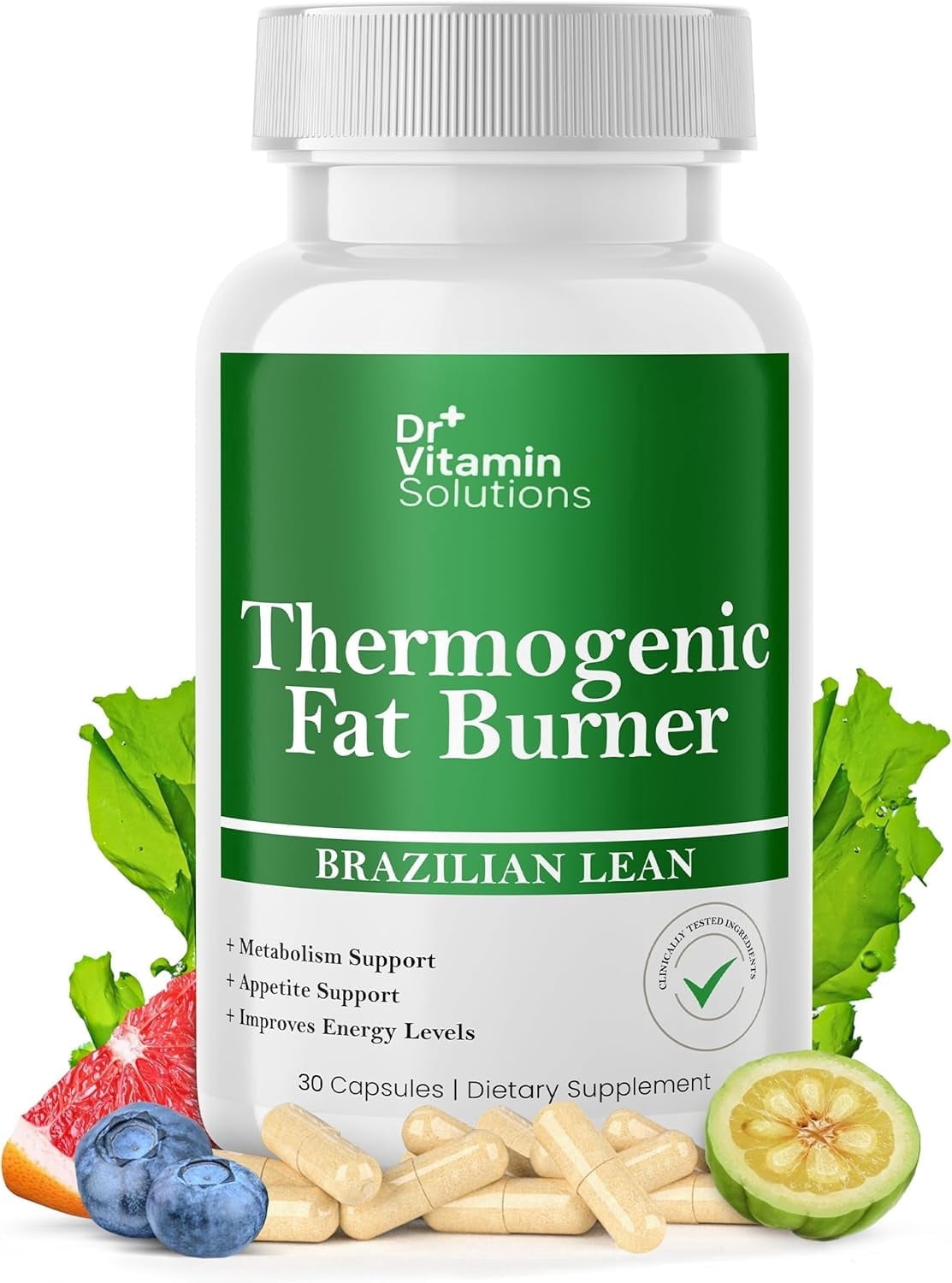 DR Vitamin Solutions Thermogenic Fat Burner Capsules, Appetite ...