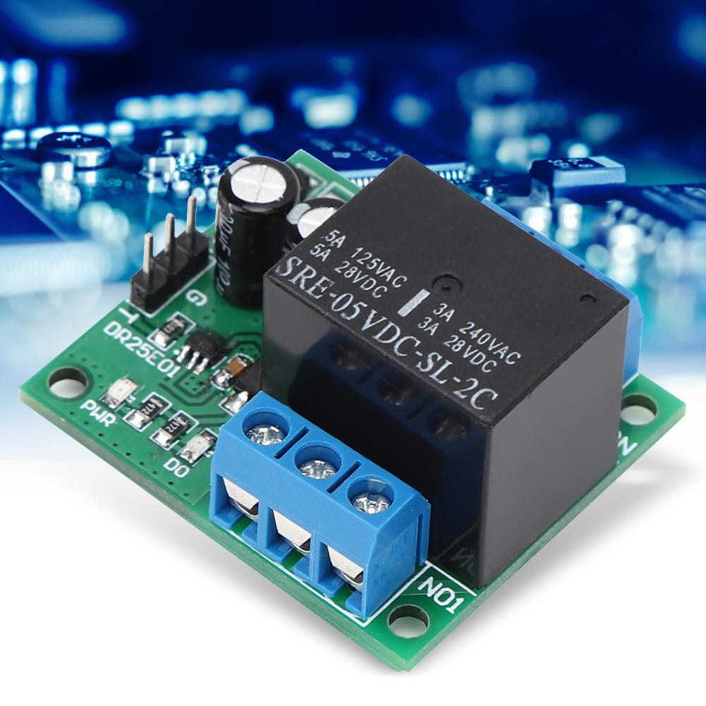DR25E01 DPDT Relay Module Double Pole Double Throw Self Locking ...