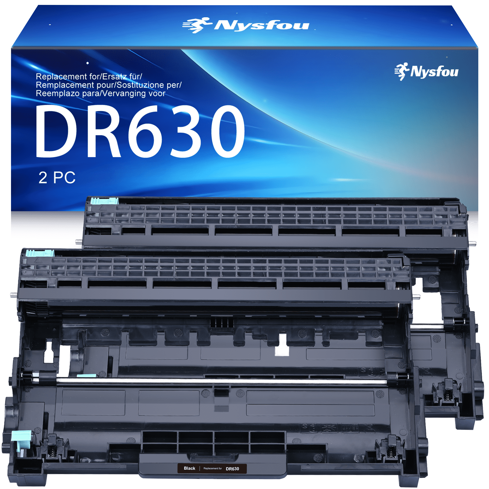 NYSFOU DR630 DR660 Drum Replacement, Compatible with Brother Printers ...