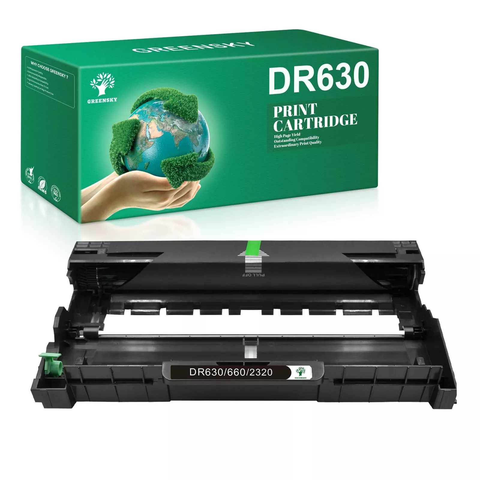 DR630 Drum Unit High Yield for Brother L2540DW HL-L2340DW DCP2540 ...