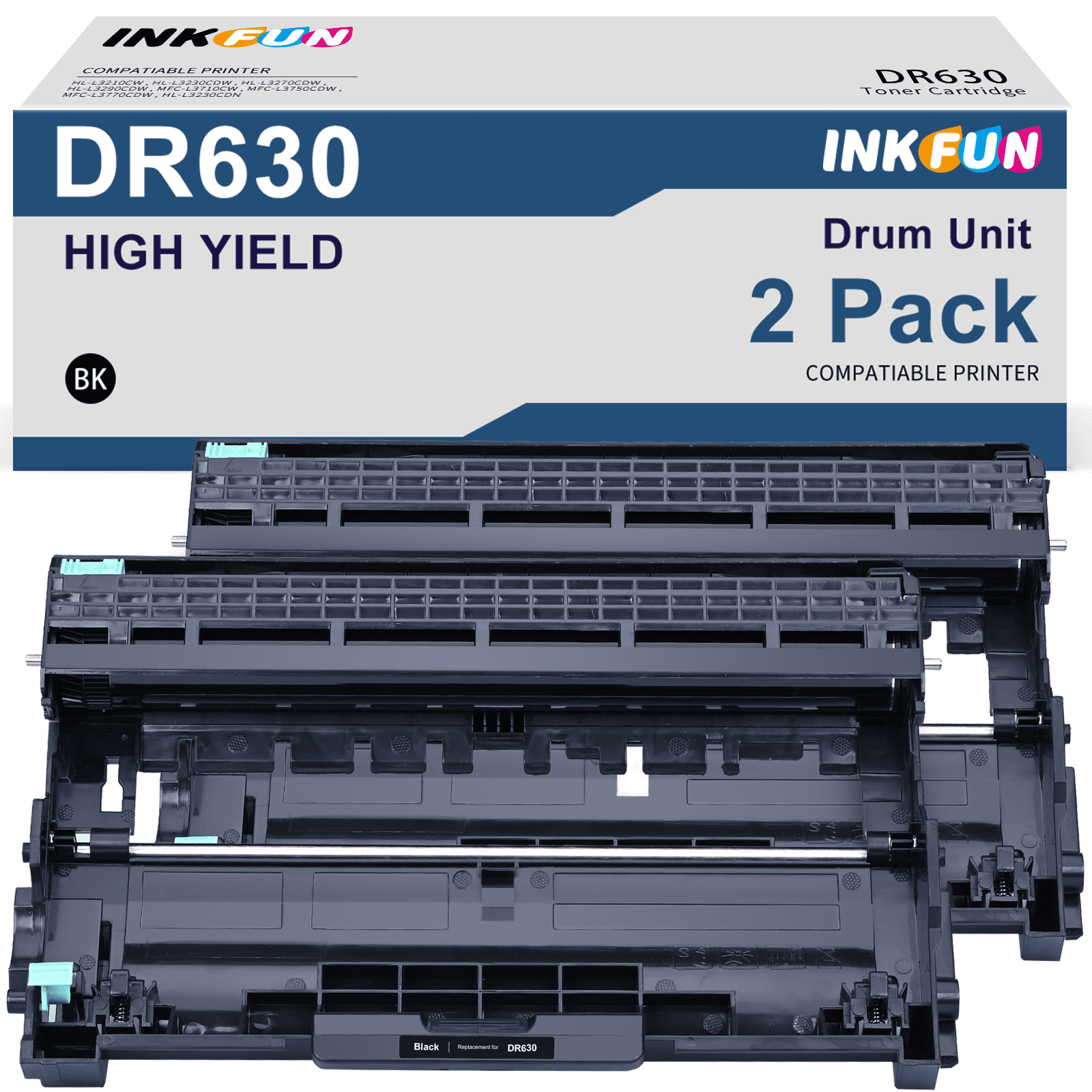DR630 Drum Unit Replacement for Brother DR-630 to Use with DCP-L2520DW ...